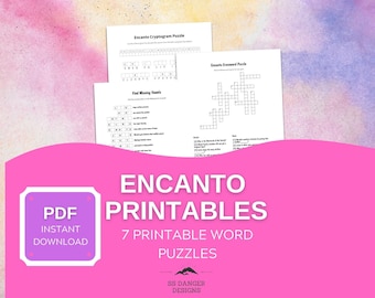 Encanto Word Search - Etsy Australia