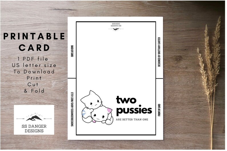 Printable Adult Dirty Greeting Card, Lesbian Valentine/anniversary Card ...