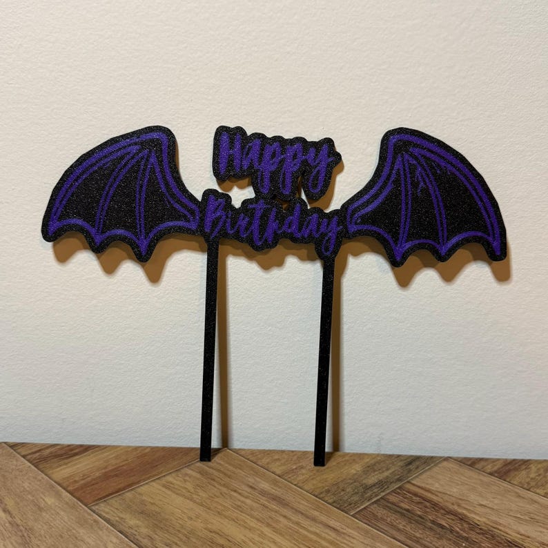 Dragon Wing Birthday Cake Topper: Fourth Wing Fantasy Party Decor - Etsy