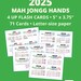 2025 Mah Jongg Flash Cards: Visual Learning Guide 4-up (digital ...