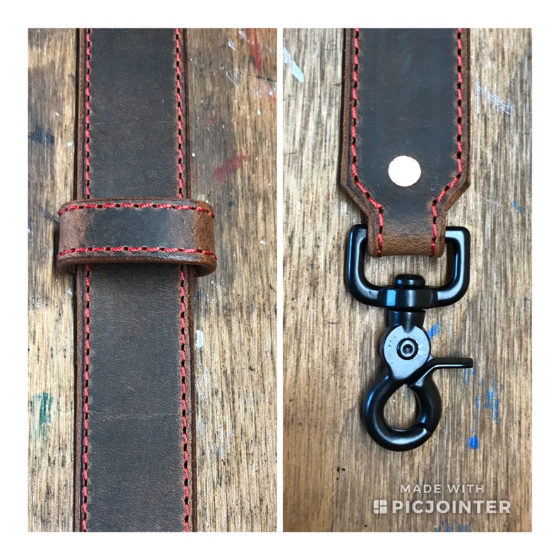 Rustic Radio Strap Case and Sway Strap with Stitching | Etsy