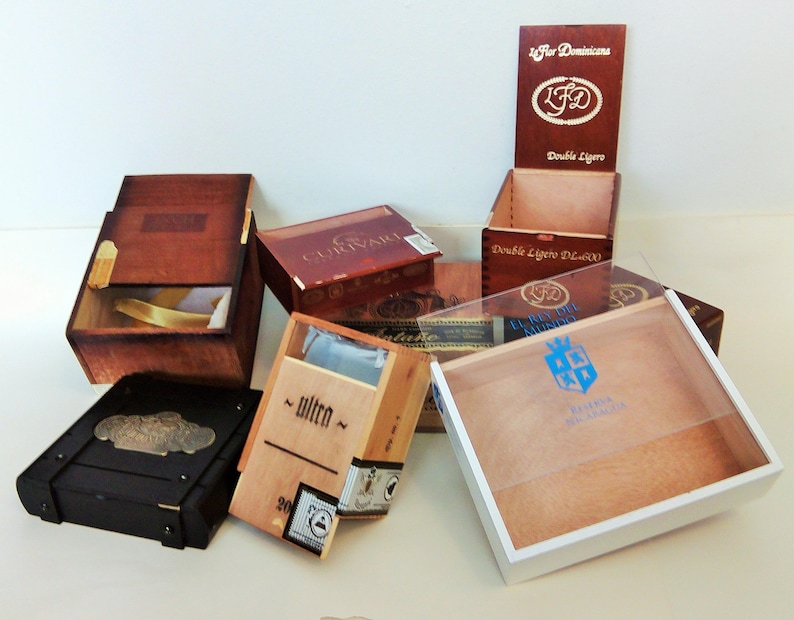 Cigar Box (3) - Three Empty Cigar Boxes - Etsy