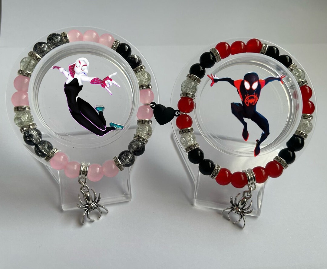 Gwen and Miles Matching Couples Bracelets Spiderman - Etsy