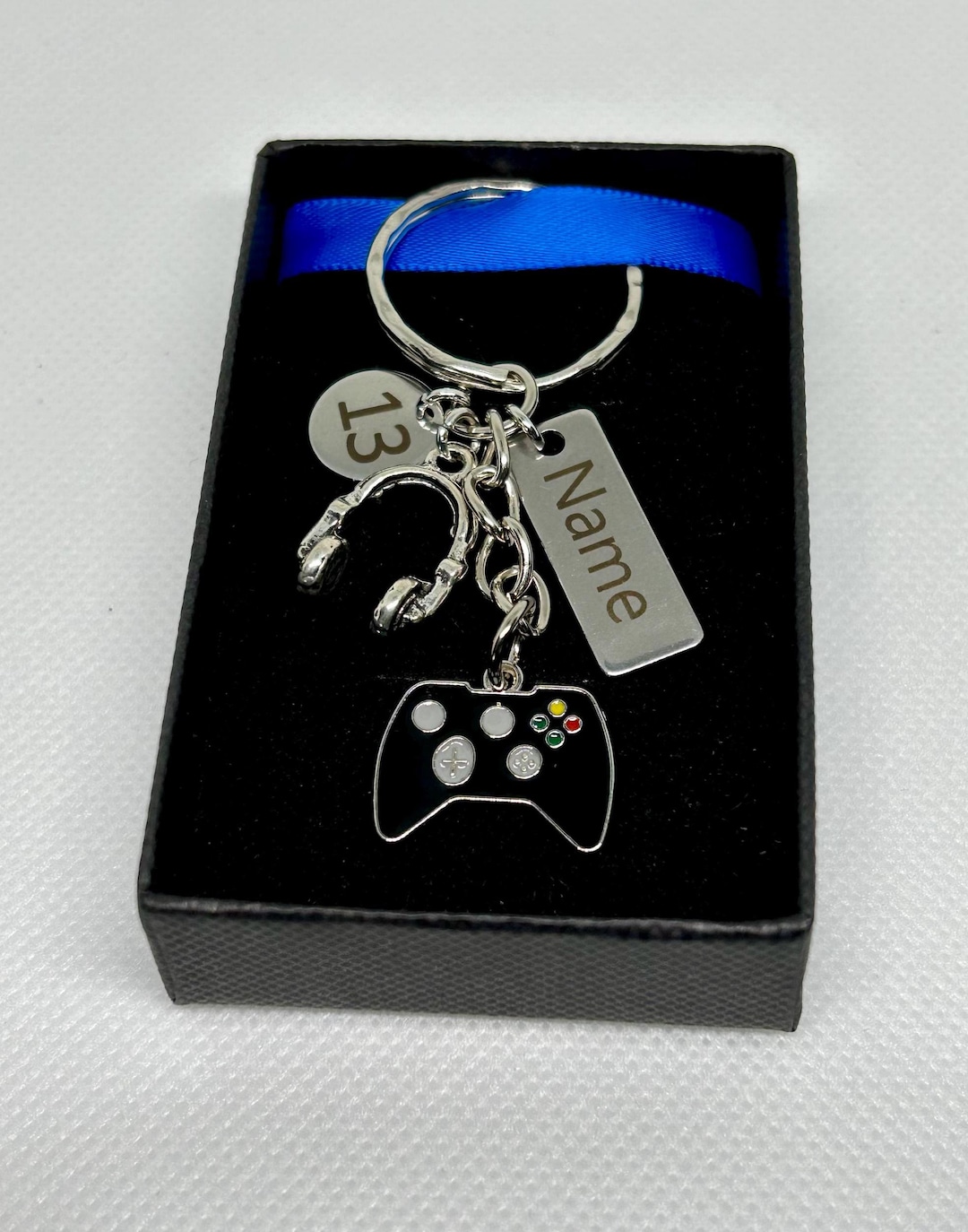 Personalised Birthday Gamer Keyring, Gamer Birthday Gift, 10th 11th ...