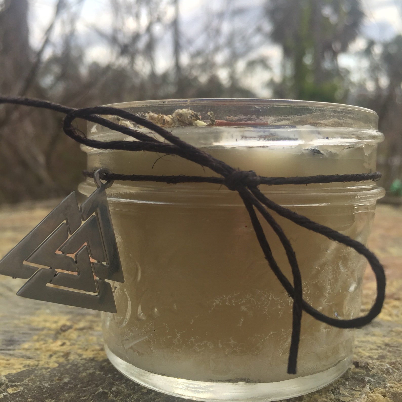 Odin the Allfather Candle Volknut Charm-beeswax Wood Wick | Etsy