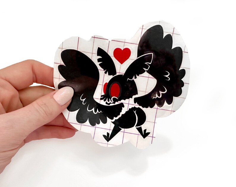 Mothman is Dummy Thicc Customizable Decal Funny Cryptic Butt Moth Man ...