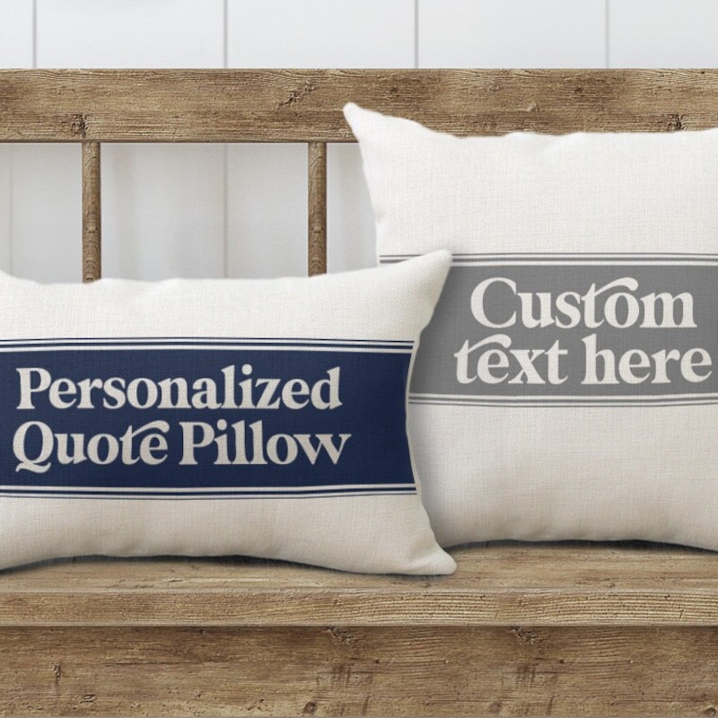 Text Pillows - Etsy