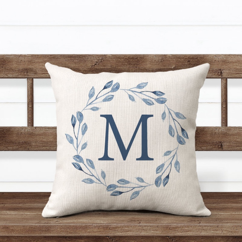 Monogram Pillow - Etsy