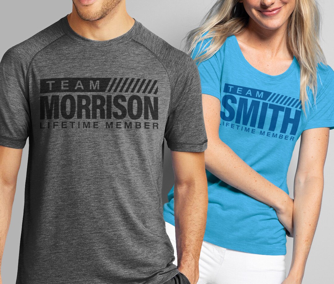 Family Reunion Shirts | Custom Last Name Family T-shirts | Custom Team ...