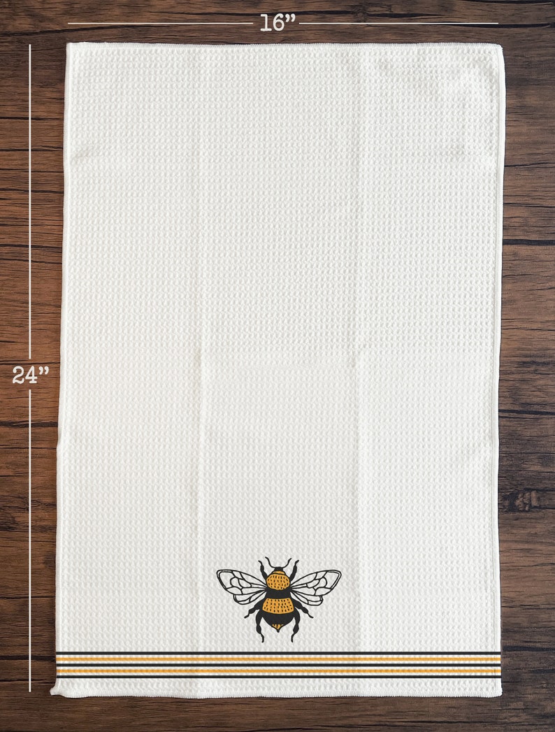 Bee Kitchen Towels Kitchen Tea Towel Gifts Bumble Bee Dish - Etsy