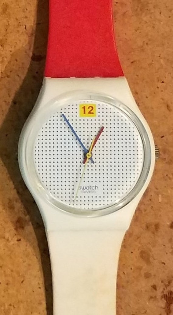 Vintage Swiss Swatch Mens - Gem