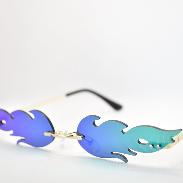 Flame Sunglasses - Etsy