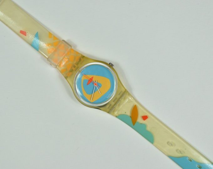 Vintage Ladies 1987 O' Sole Mio Swatch Watch - Etsy
