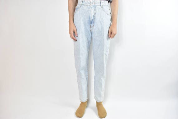 Vintage Deadstock 80's Light Washed Bongo Mom Jeans - Gem