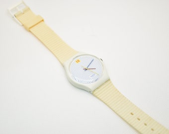 Swatch Watch 1989 Vintage 25mm Called BONGOS Smaller Model With Era ...