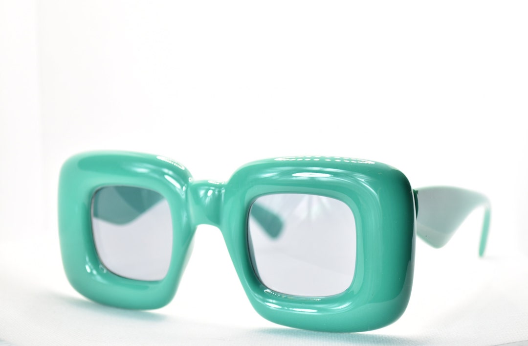 Light Green Oversized Coke Bottle Inflatable Style Plastic Sunglasses ...
