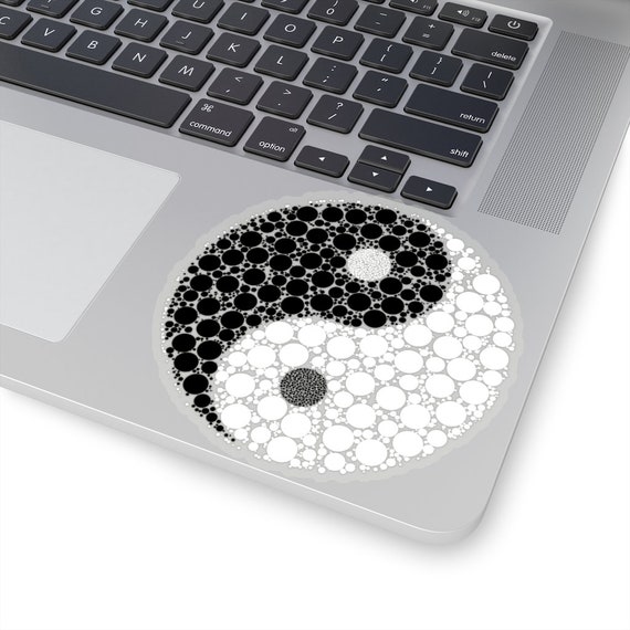 Yin Yang Sticker Ying Yang Sublimation Ying Yang Sticker for - Etsy