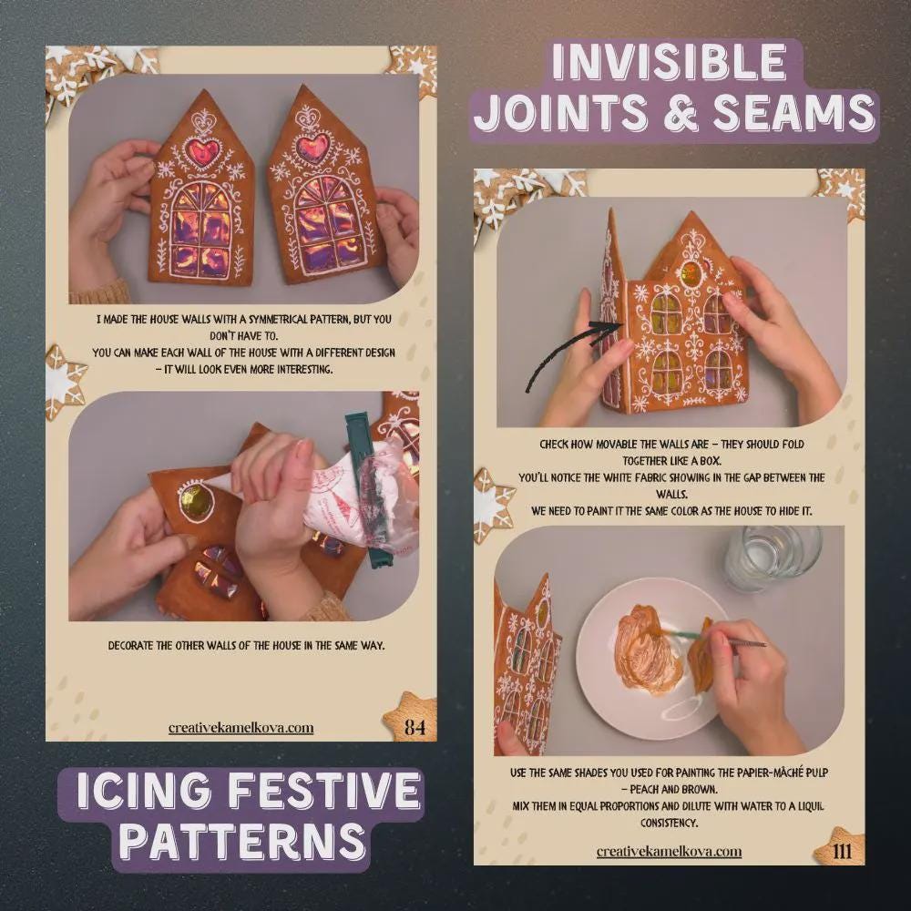 DIY Guide: Gingerbread Transformer House – Papier-mâché Craft Project ...