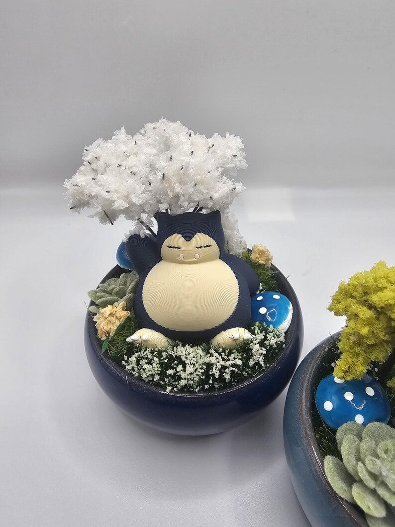 Mini Monsters Snorlax/ Munchlax Terrarium - Etsy