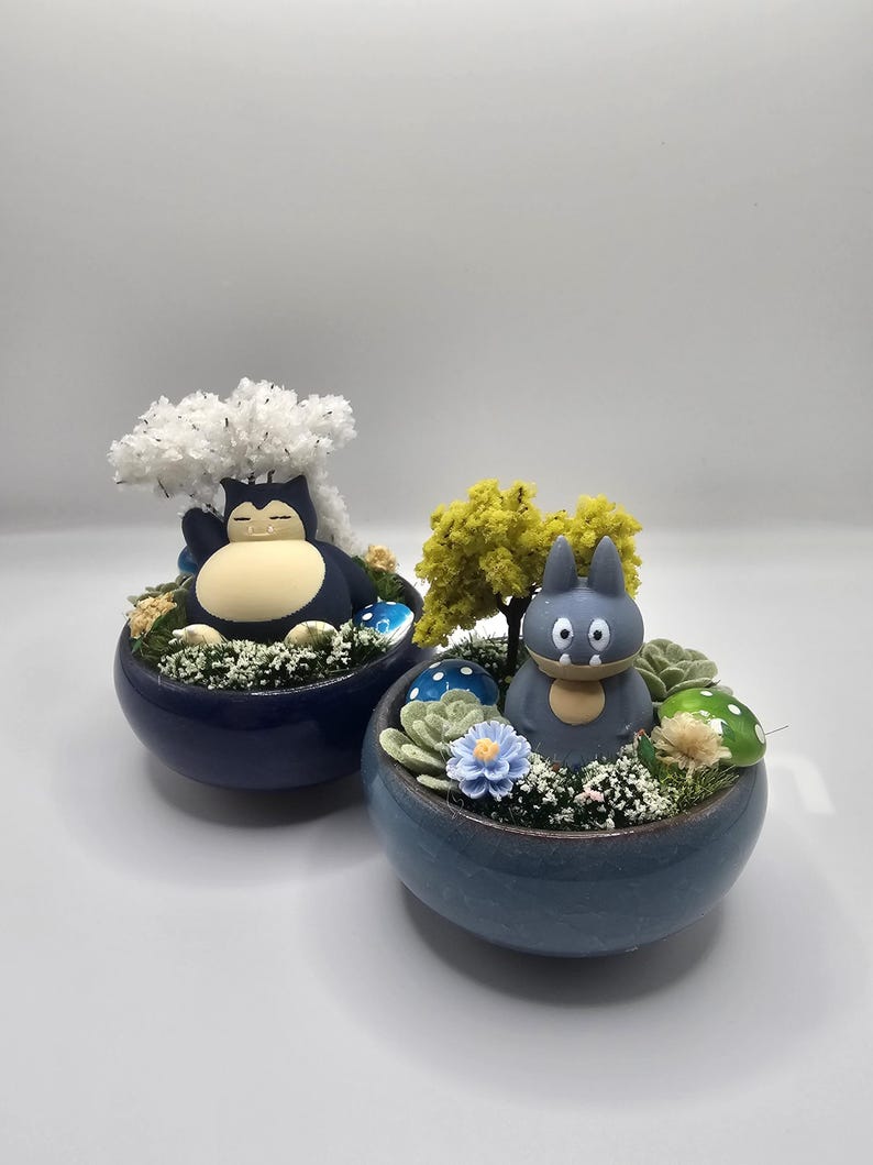 Mini Monsters Snorlax/ Munchlax Terrarium - Etsy