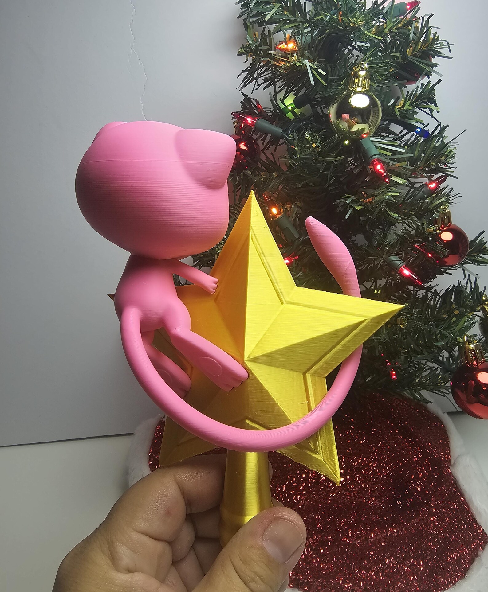 Mew Star Christmas Tree Topper - Etsy