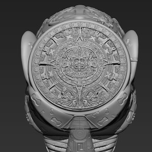 Ceremonial Mayan/aztec Panther Head Warrior Helmet/mask - Digital File - Etsy