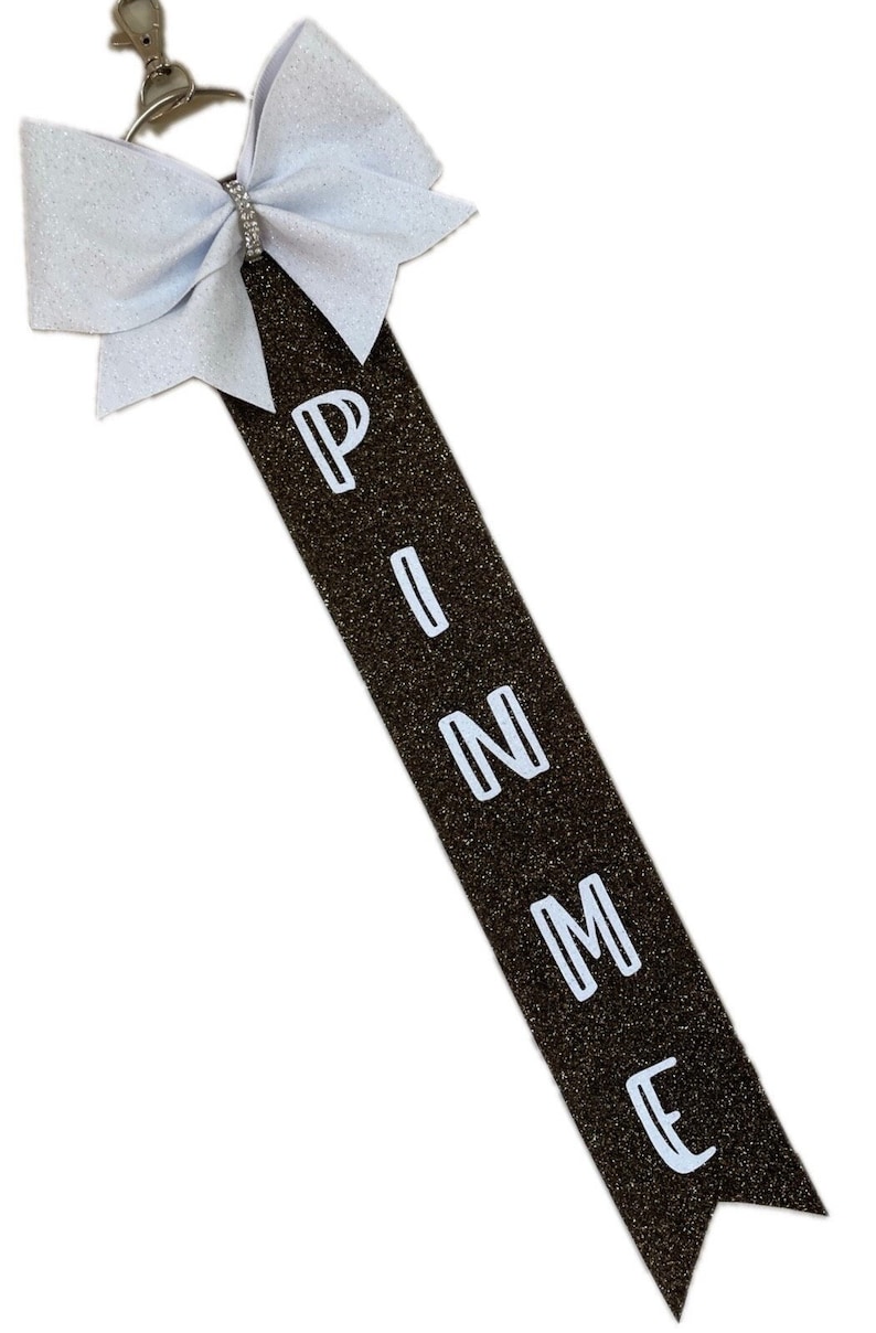 Cheer Competition Pin Trading Lanyard: Glitter Bag Tag - Etsy
