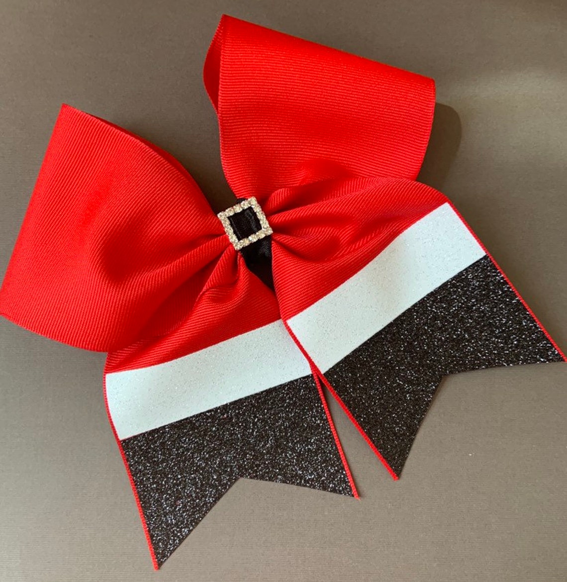 Santa Cheer Bow - Etsy
