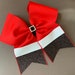 Santa Cheer Bow - Etsy