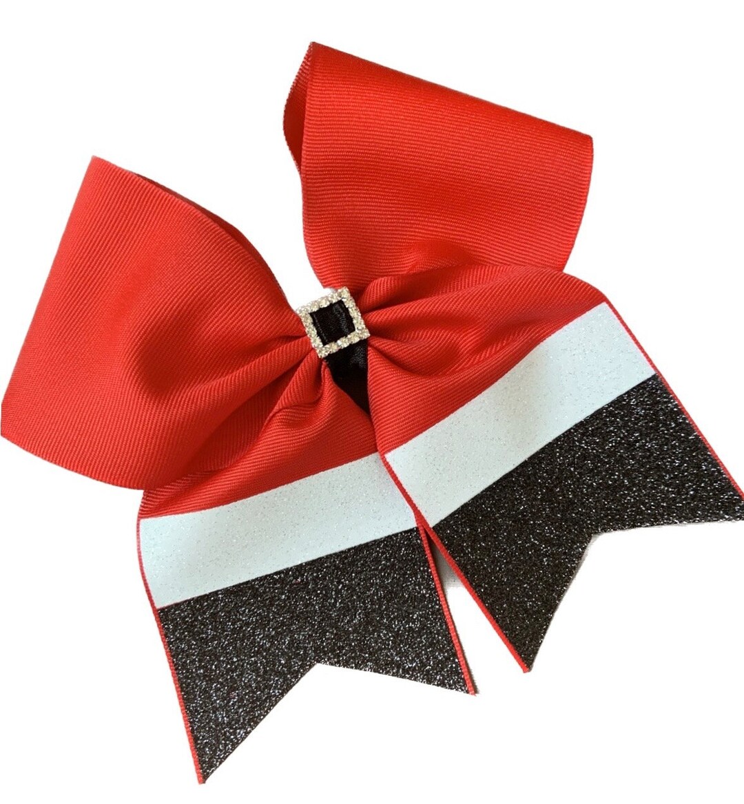 Santa Cheer Bow - Etsy