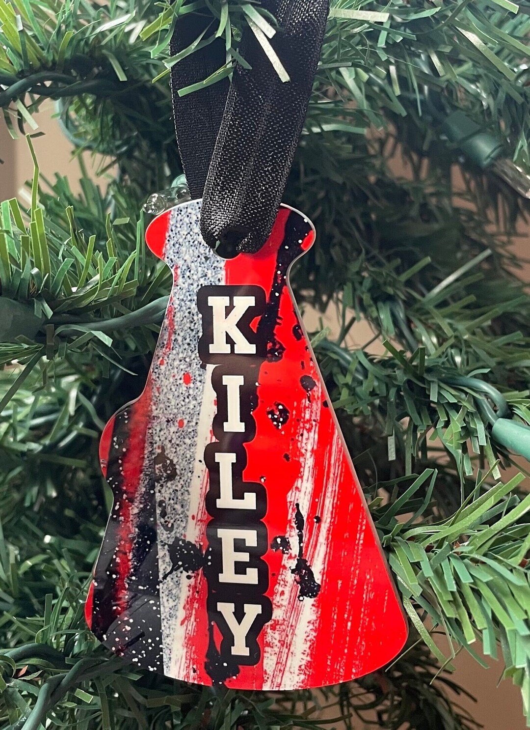 Cheer Megaphone Christmas Ornament Personalized - Etsy