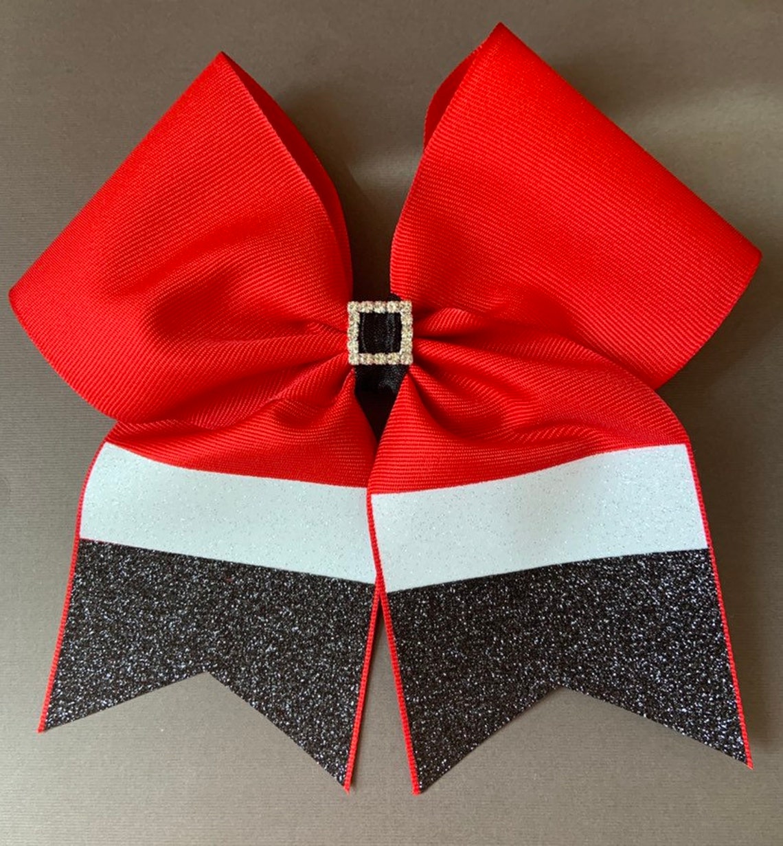 Santa Cheer Bow - Etsy