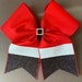 Santa Cheer Bow - Etsy