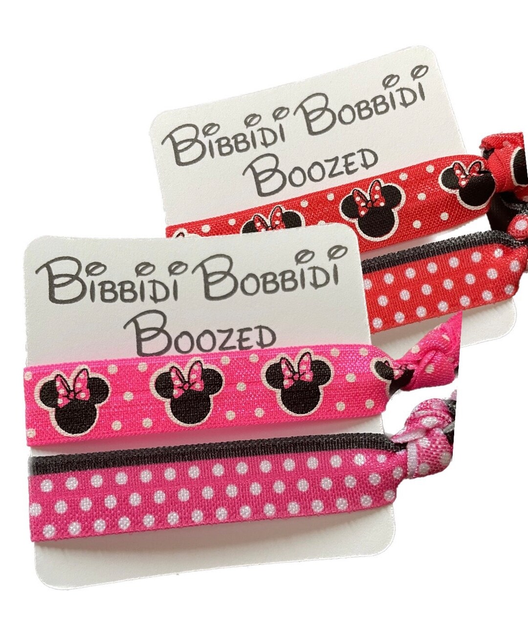 Minnie Mouse Hair Tie Set: Bachelorette Party Favors - Etsy