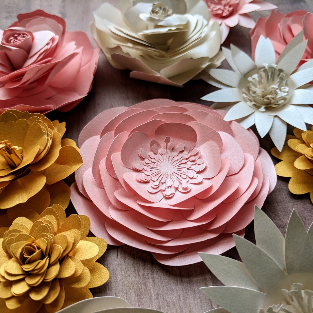 XL Cardstock Paper Flower: 5" - Etsy