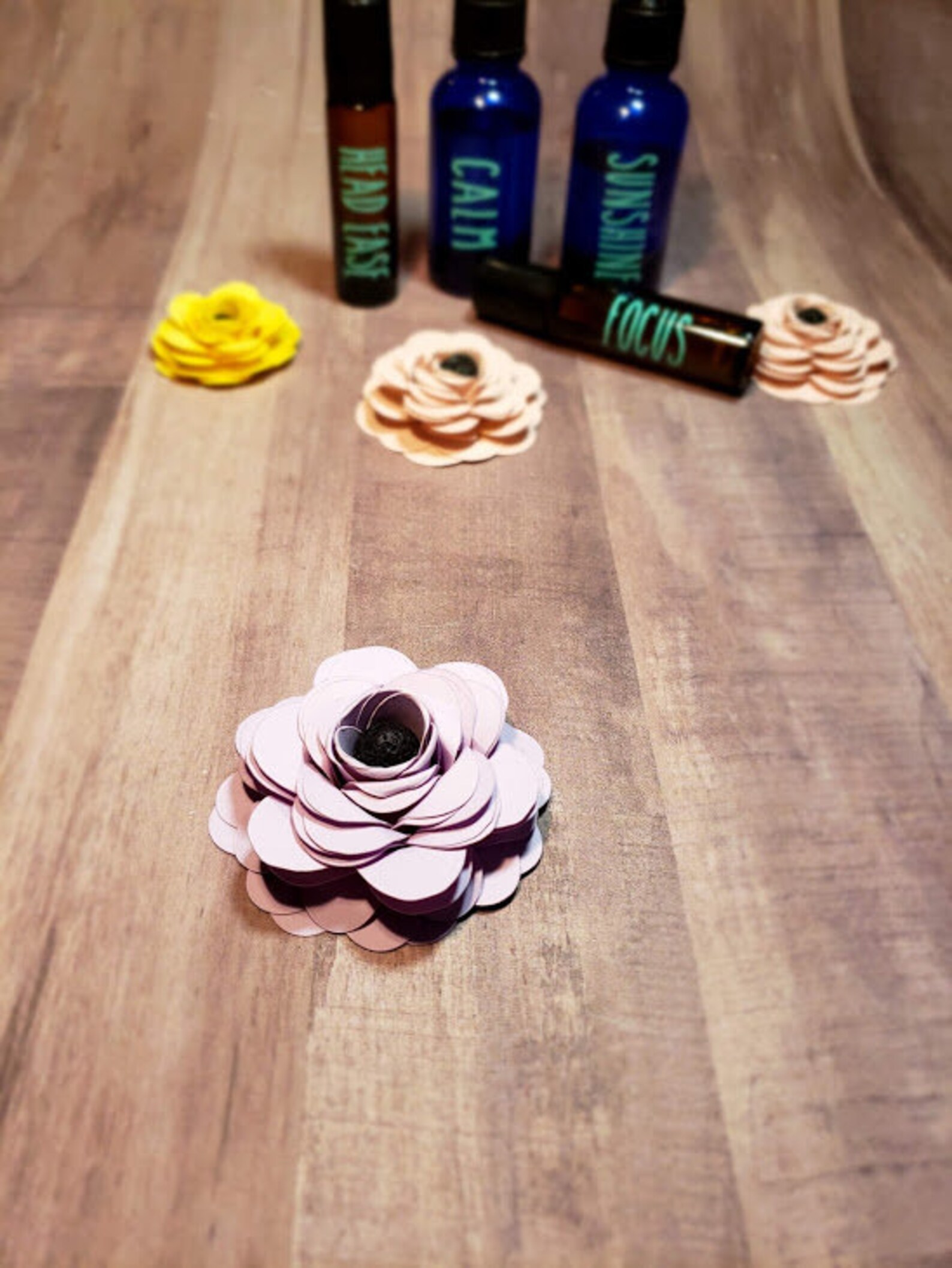 Essential Oil Diffuser Flowers Paper Flower Diffuser Lava | Etsy