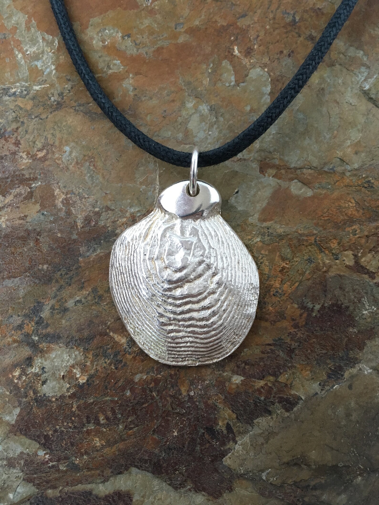 A Striking, Solid Silver, Hand-crafted Cuttlefish Cast Pendant No 2 ...