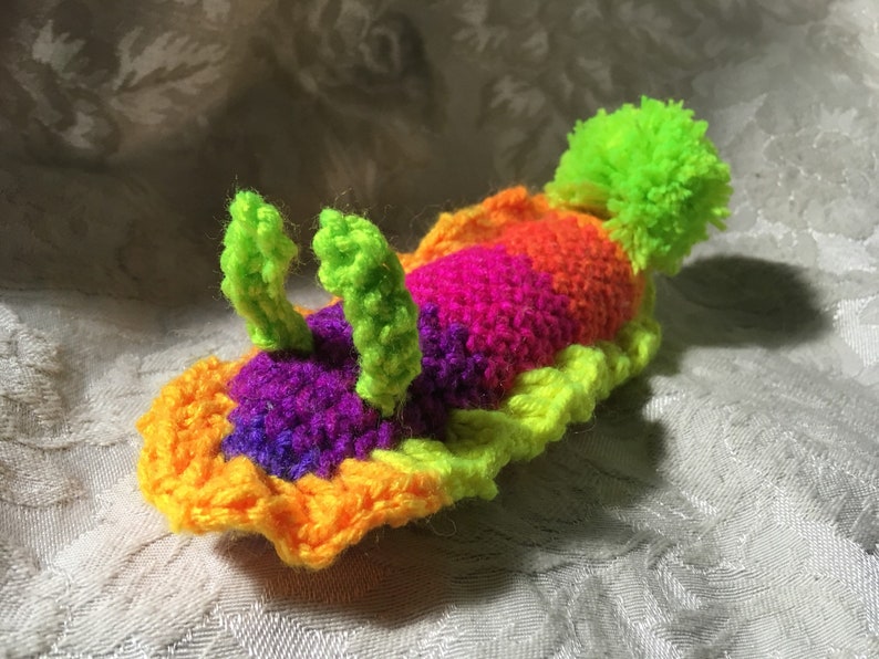 Pattern Crochet Amigurumi Sea Slug - Etsy