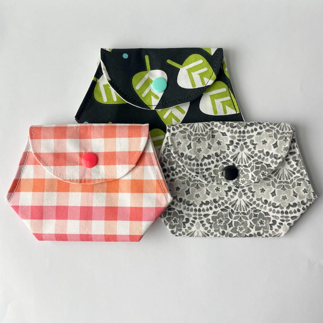 Expandable Snap Pouch for Coins, Credit Cards, Gift Cards, Lipstick ...