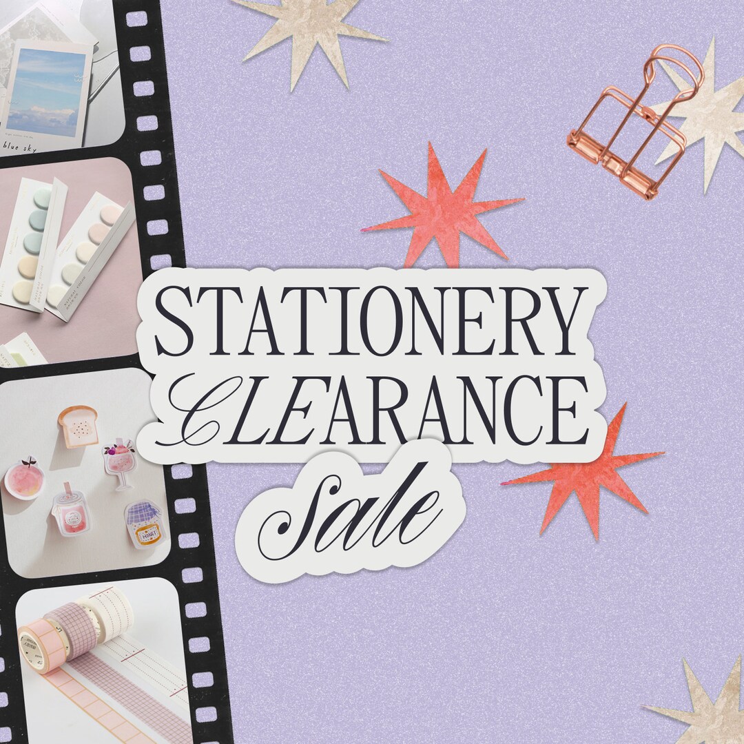 Stationery and Stickers Clearance Sale - Etsy