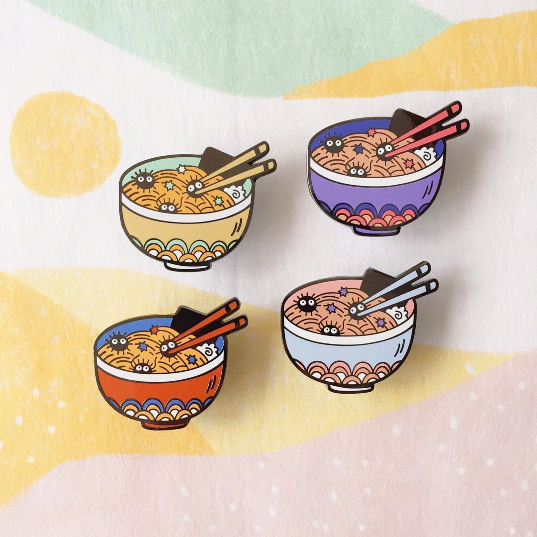Last Chance Ramen Soot Sprites Enamel Pins - Etsy
