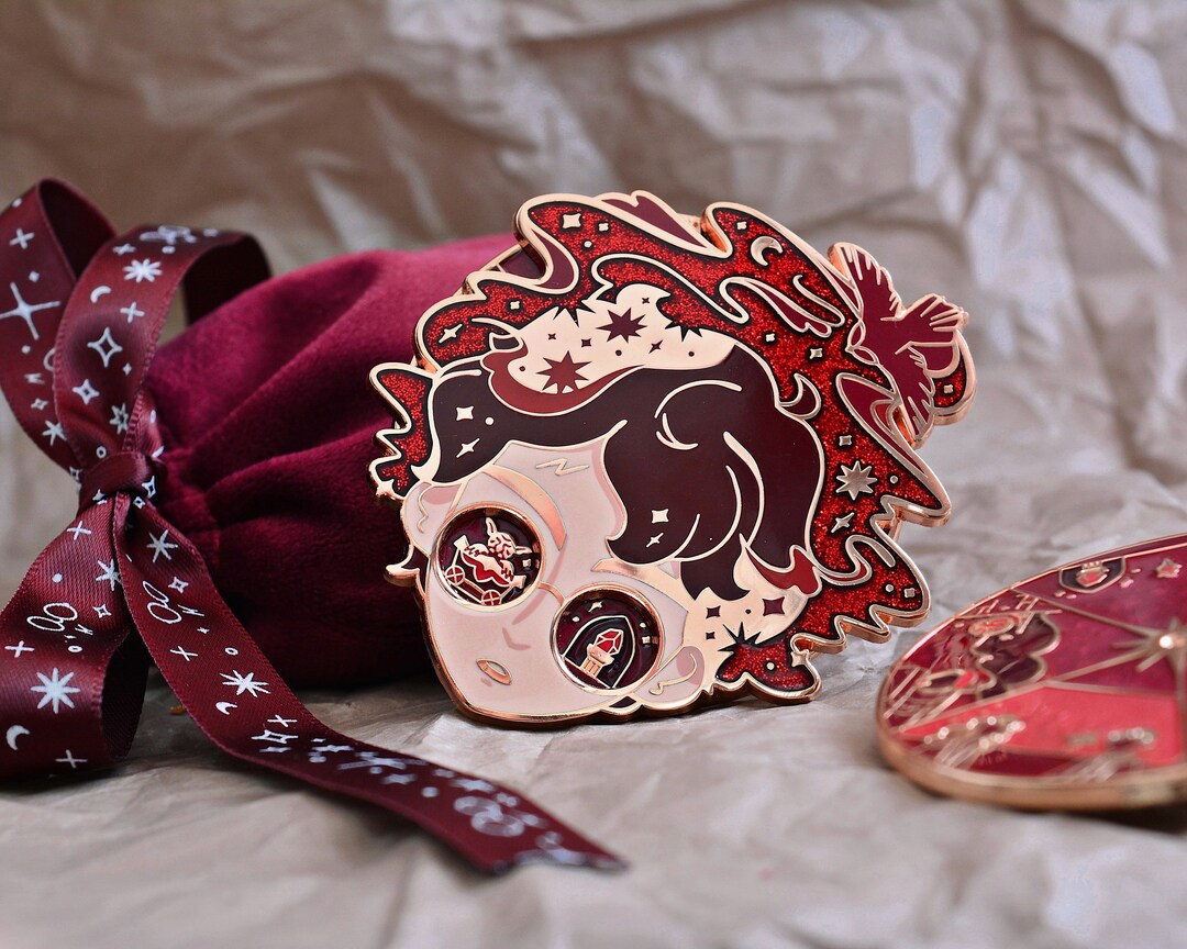 Seeing Magic Interactive Spinner Enamel Pin on Pin - Etsy