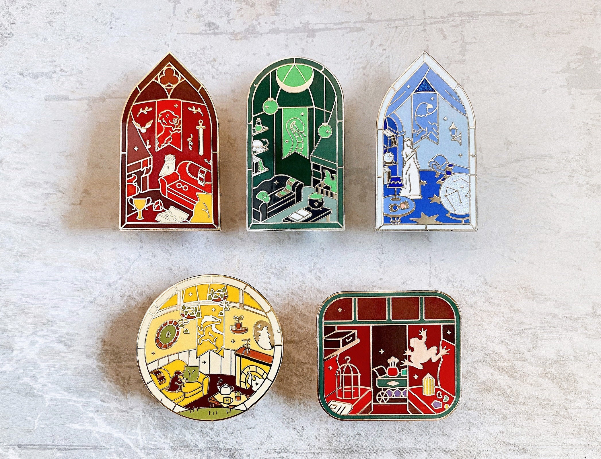 Magic Windows Enamel Pins Set | Etsy