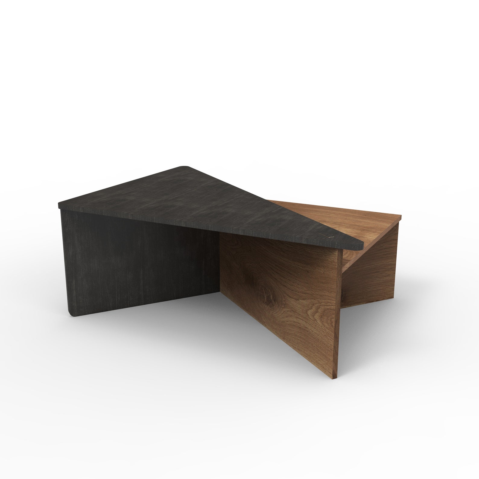 CNC Plywood Triangle Coffee Table Plans Furniture Plans Vector Files X ...