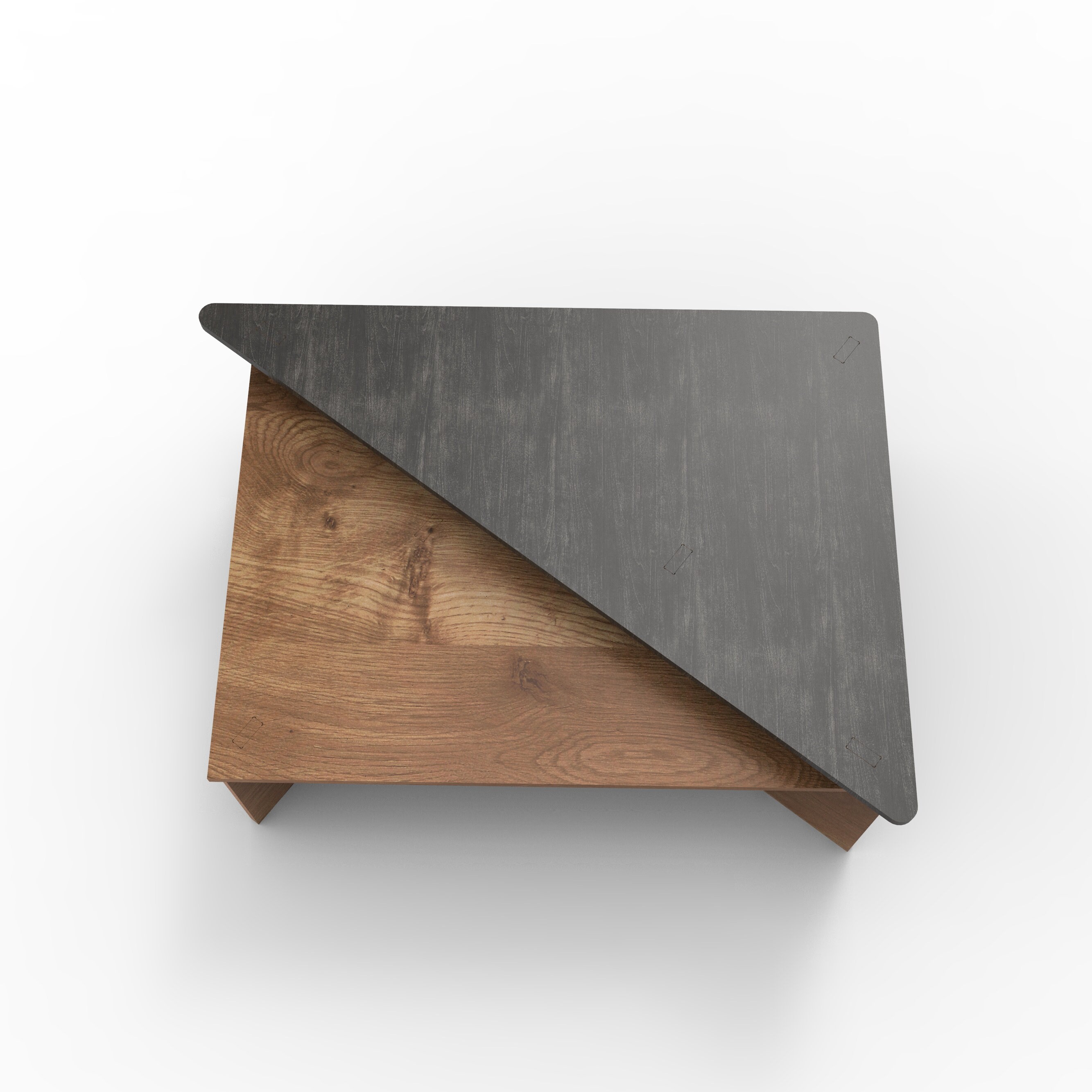 CNC Plywood Triangle Coffee Table Plans Furniture Plans Vector Files X ...