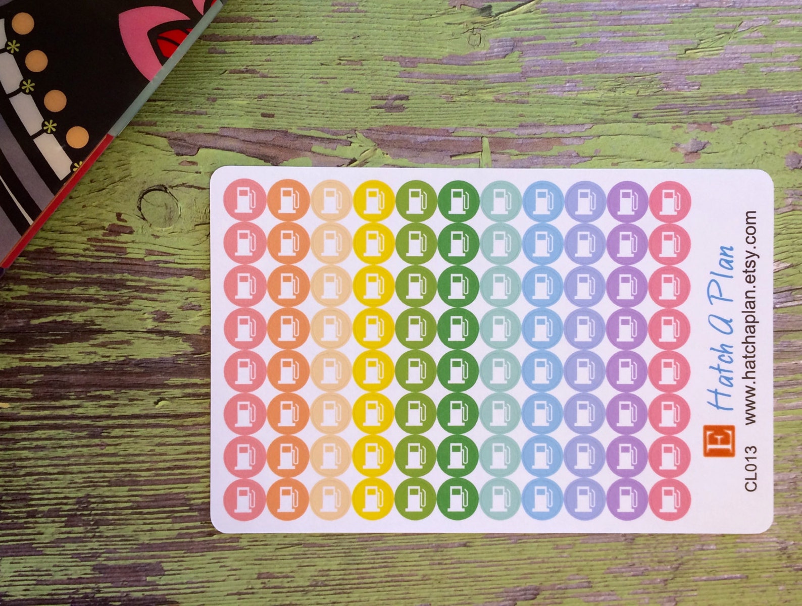 Gas Planner Stickers | Fuel Reminder Planner Stickers | Use in Erin ...