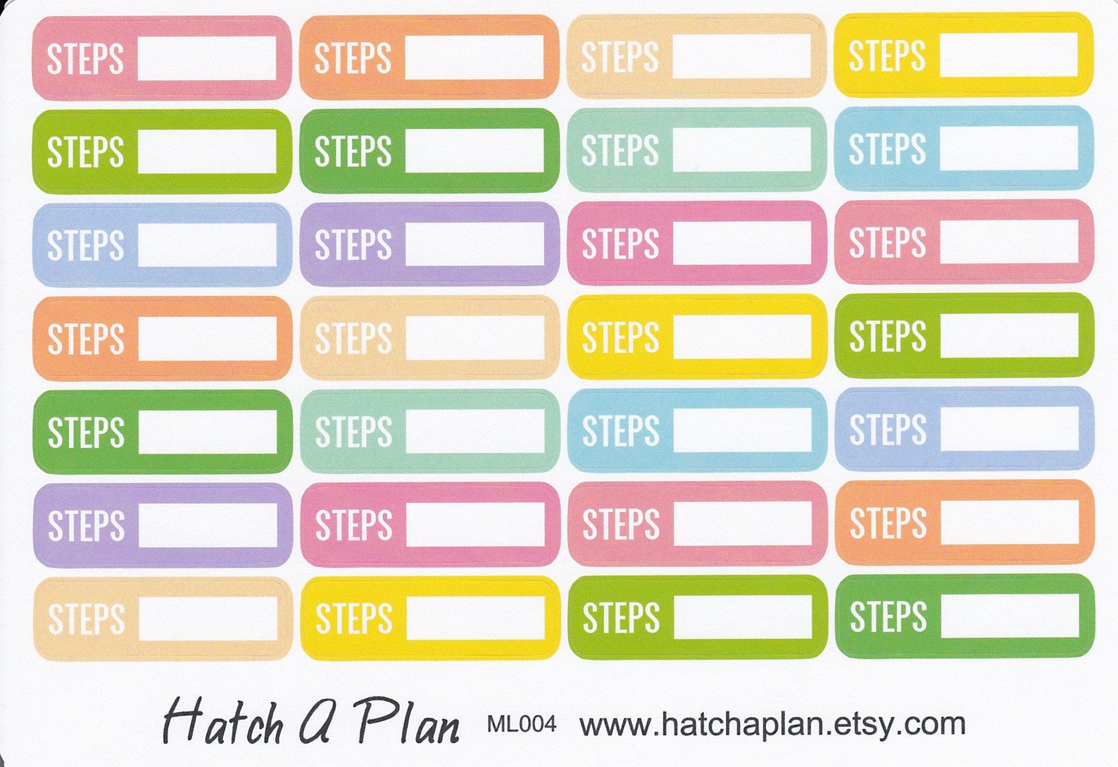 Step Counter Planner Stickers Walking Planner Stickers | Etsy