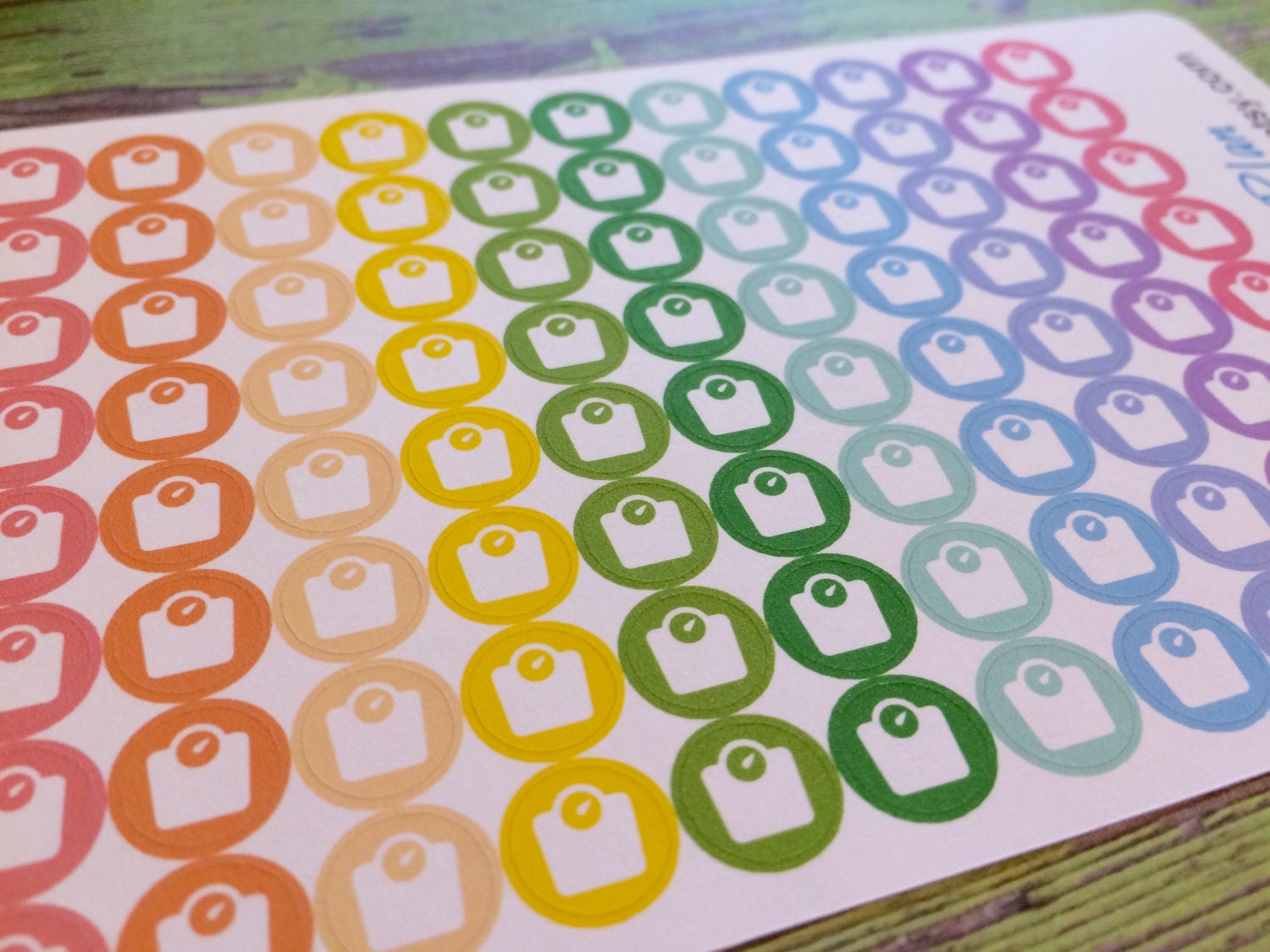 Scale Planner Stickers Weight Tracker Use in Erin Condren | Etsy