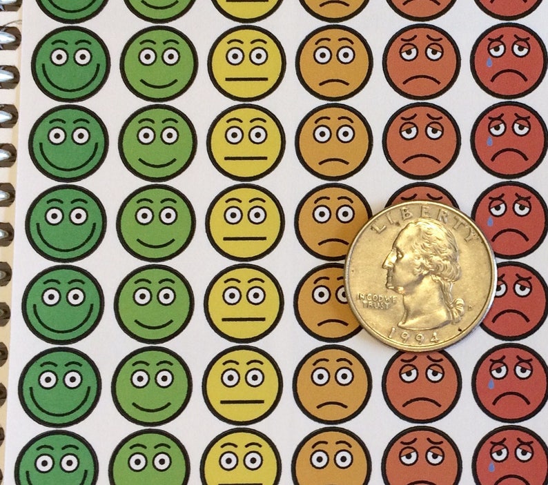 Pain Rating Planner Stickers Pain Faces Stickers Pain - Etsy