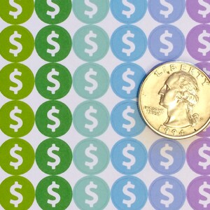Payday Dollar Sign Planner Stickers | Great for Erin Condren Life ...
